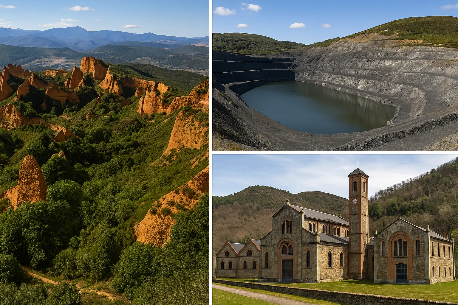 Minas de León: Las Médulas, Santa Lucía y otros paisajes mineros