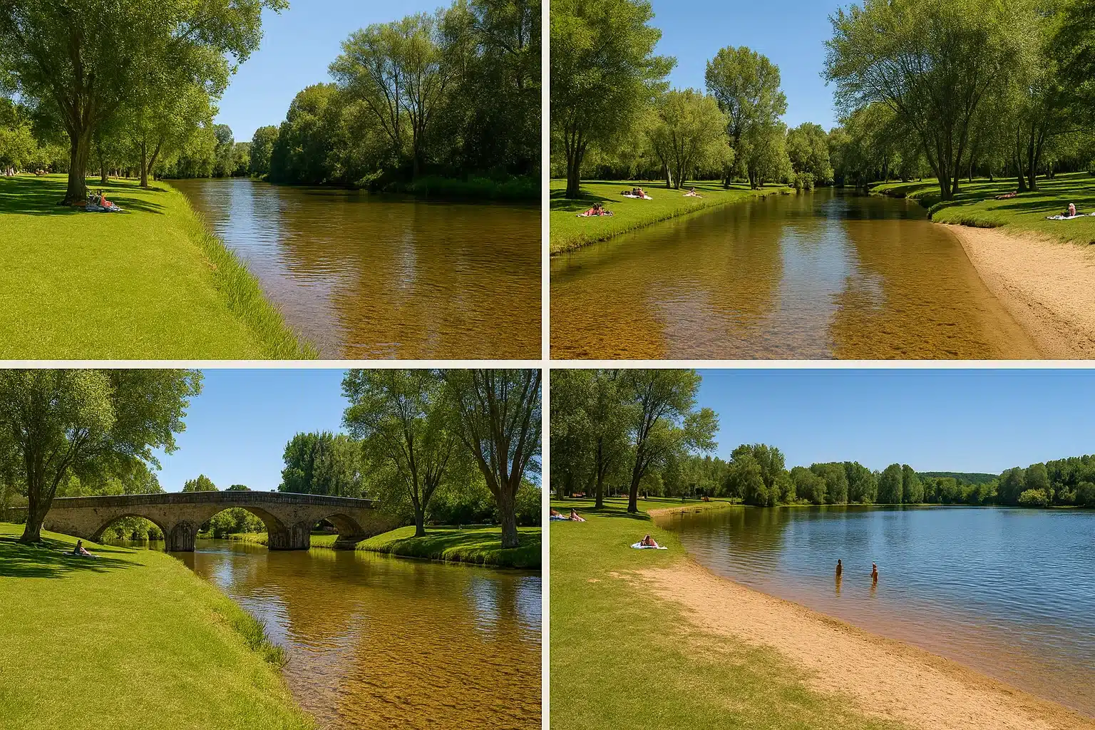 River beaches in León – freshwater paradises near the city