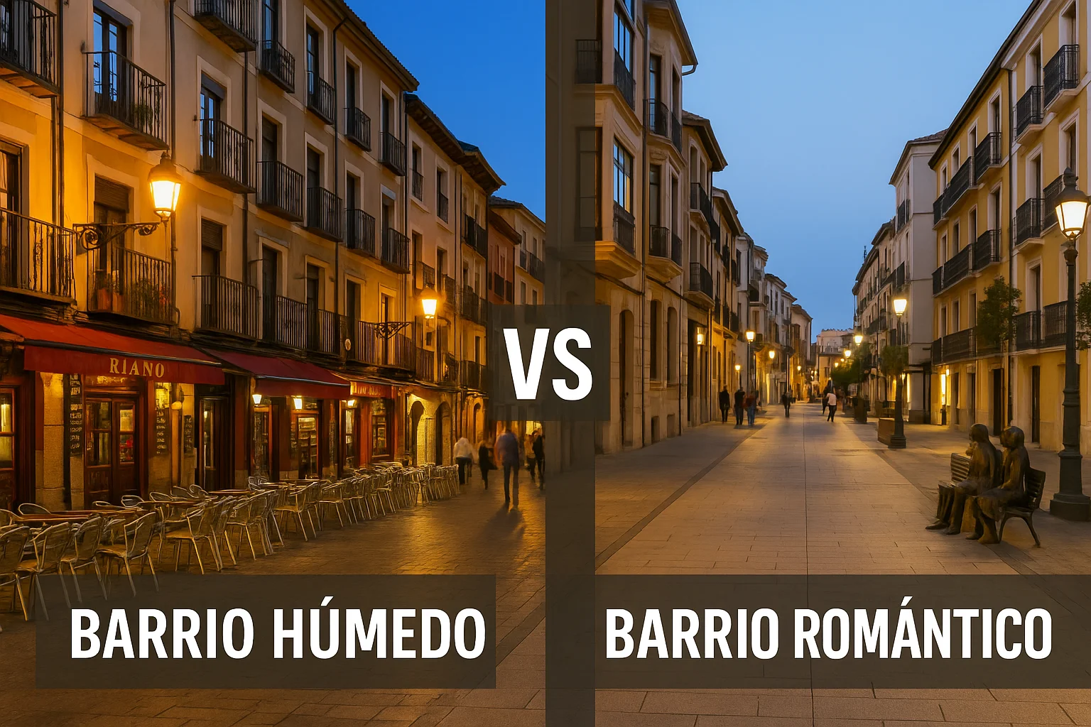 Alojarse en el Barrio Húmedo vs Barrio Romántico de León